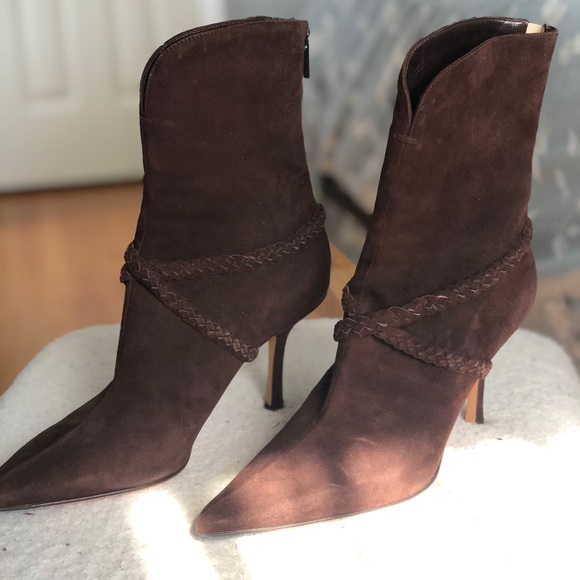 Jimmy Choo | Shoes | Jimmy Choo Suede Booties | Poshmark